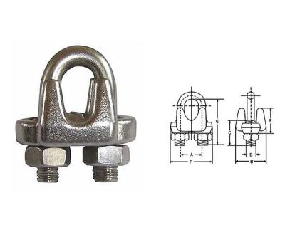 China JTR-RC06 U.S.Type Drop Forged Wire Rope Clips for sale