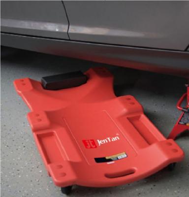 China Red Color Foldable Creeper Car Mechanics Padded Creeper Trolley Seat Car Creeper Bed for sale
