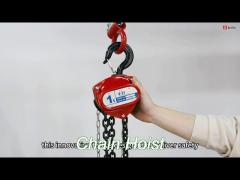 Jentan V21 Mini Manual Chain Block 250KG leve em peso