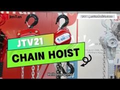 JTV21 ミニチェーンブロックを導入 市場で最も軽い1T*3Mチェーンホイスト
