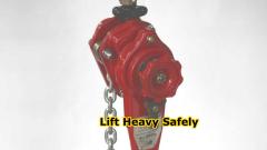 0.75T 1.5T 3T G80 Chain Hoist Hand Lever Chain Block