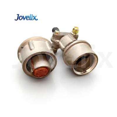 China 2PM14K4QB1 Threaded Circular Connector Socket Russian Connector 4 Pin Industrial Connector for sale