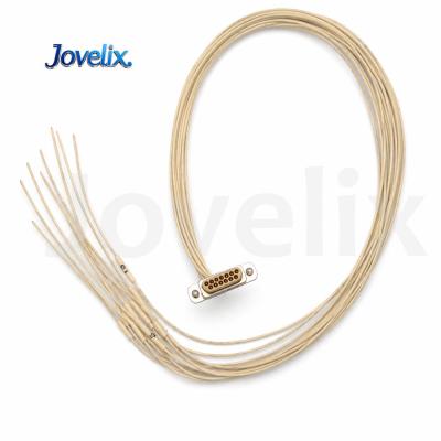 China J30JB-13TJL90Q8-300 Micro Rectangular Connector 90 Degree Elbow Glass Sealed Aerospace Plug for sale