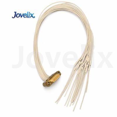 China J30JB-15TJL-Q9 15Pin Straight Glass Sealed Micro Rectangular Aerospace Connector Plug for sale