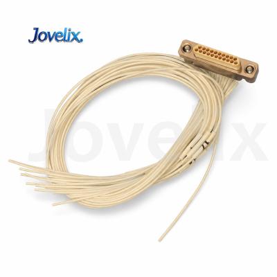 China J30JB-21TJL-Q9 Glass-Sintered Gas-Sealed Rectangular Electrical Connector, 21-Pin Gold-Plated Socket, High-Reliability Twist Pin Interconnect Solution for sale