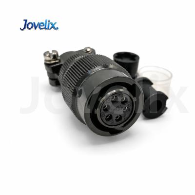 China MS3116F10-6S 6Pin Female Straight Circular Connector Plug for sale