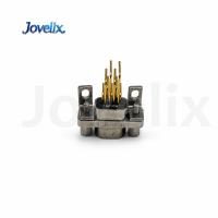 China J30J-9ZKW Micro-D Rectangular Connector 9 Socket Right Angle PCB Receptacle 1.27mm Pitch for sale