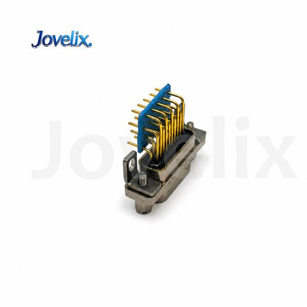 Quality J30J-21ZKW Micro Rectangular Electrical Connector 21 Contact Right Angle PCB Receptacle for sale