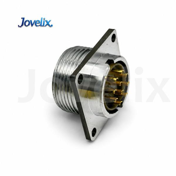 Quality 2PMT24J10AJ High Temperature 10 Pin Threaded Circular Panel Receptacle Connector for sale