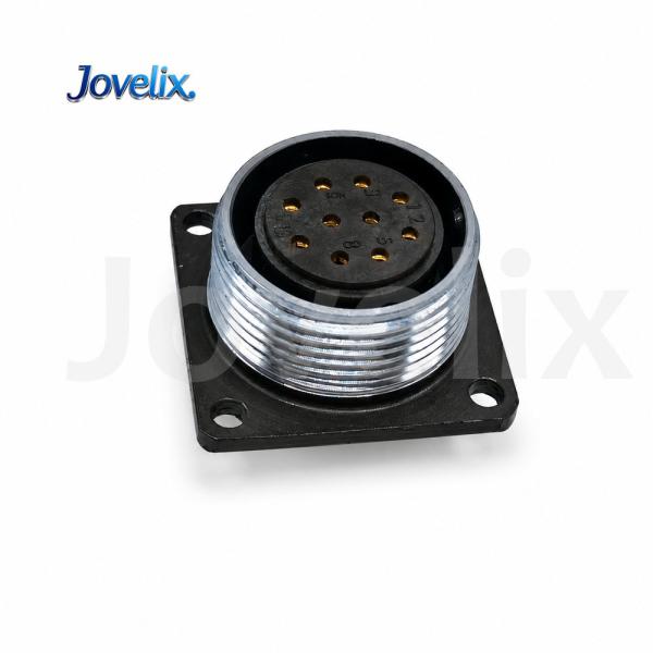 Quality 2PMT24J10AJ High Temperature 10 Pin Threaded Circular Panel Receptacle Connector for sale
