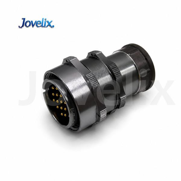 Quality 2PMT27J19PJ High Temperature 19 Pin Threaded Circular Shielded Plug Connector for sale
