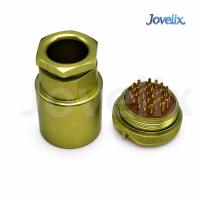 China PC32TB-PLUG PC Series 32 Pin Threaded Circular Connector M22x0.75 Plug for sale