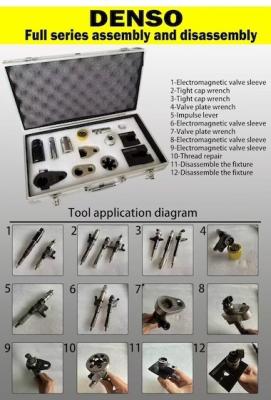 China Universal Denso Diesel Injector Tools for Disassembly Assembly Repair for sale