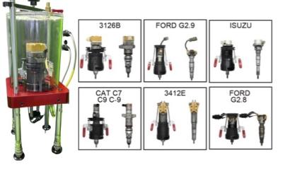 China C7 C9 3126B ISUZU HEUI Injector Test Bench for Hydraulic Actuated Electronic Unit for sale