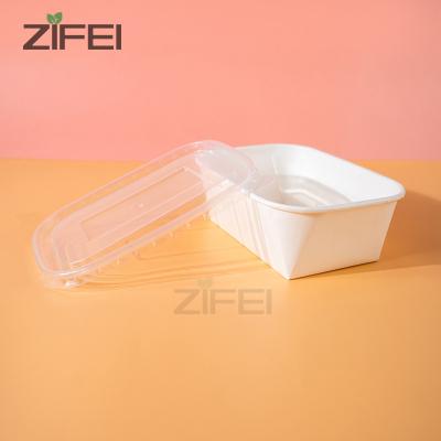 中国 生物分解性の長方形テークアウト ボールのクラフト紙の食品容器 販売のため