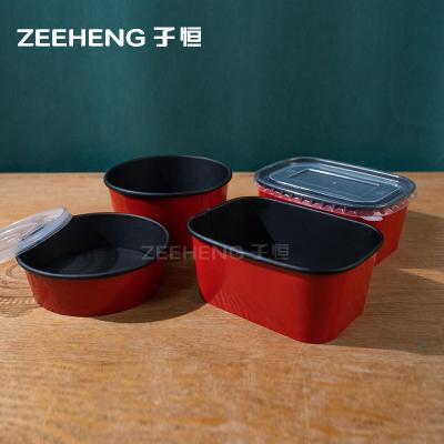 China Custom Printed Disposable New Paper Bowls With Lids Perfect For Catering for sale
