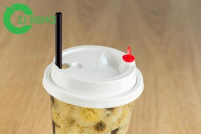China Dessert Cup Plastic Drink Lids Durable With Transparent Clear Plug PP Material for sale