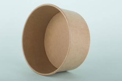 中国 使い捨て可能なホテルの大きいクラフト紙ボールはのための友好的な耐久のEcoを取り除きます 販売のため