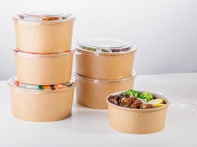 中国 家の使い捨て可能な漏出抵抗力があるクラフト紙ボール600pcs/カートンのパッキング 販売のため