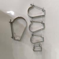 China Clevis Pipe EMT Conduit Hanging Clamp Electro Galvanized Adjustable for sale