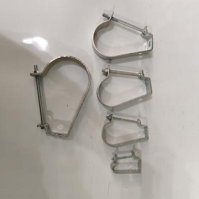 China Clevis Pipe EMT Conduit Hanging Clamp Electro Galvanized Adjustable for sale