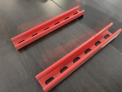 China Red Powder Coated C-shaped Steel Strut Channel - Corrosion Resistant & High Strength for Construction for sale