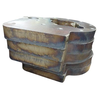 China plano de aço carbono do corte de chama Q355B do CNC de 80mm em volta das placas de metal à venda