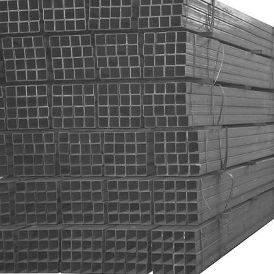 China Quadrat 40mm Q195 galvanisierte Flussstahl-Rohr-rechteckiges Stahlrohr für Baumaterialien zu verkaufen