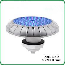 China IP68 Stainless Steel Resin Filled Underwater Led Light for Vinyl Pools for sale