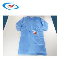 China 45gsm Disposable Surgical Gown Reinforced Gown SMS SMMS Spunlance for sale