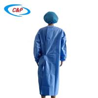China 45gsm Disposable Surgical Gown Reinforced Gown SMS SMMS Spunlance for sale