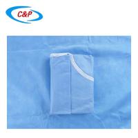 China 45gsm Disposable Surgical Gown Reinforced Gown SMS SMMS Spunlance for sale