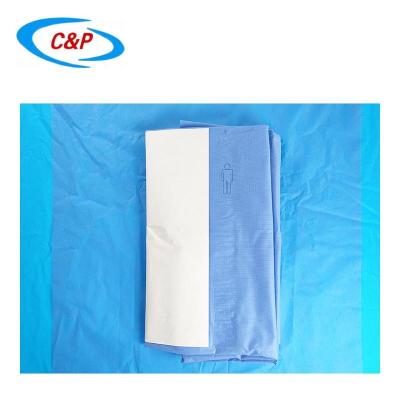 China ISO13485 Cardiovascular Drape Disposable Patient Drapes With Pouch for sale