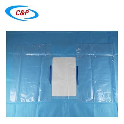 China Non Woven Disposable Pelviscopy Laparoscopy Drape Pack Blue for sale