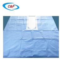 China Breathable Single Use Blue Surgical U Split Drape Sheet For Hospital for sale
