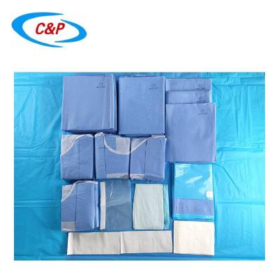 China CE ISO Certified Disposable SMS Orthopedics Surgical Pack Drape Kit Manufacturer for sale