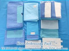 Medische knie-artroscopie Drape Wegwerpbedrijven Blauw Waterdicht