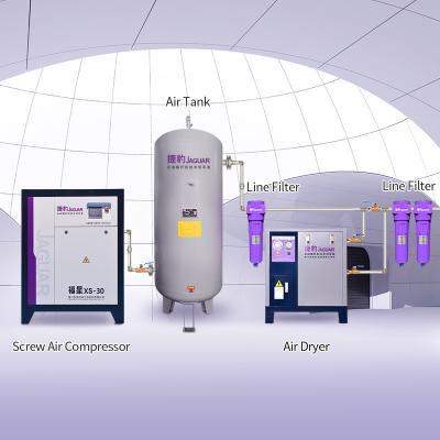 China Compressor de ar 22kw 30hp 8bar 220v 380v 50hz 60hz para Ásia África América Industrial à venda