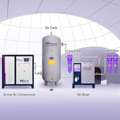 Cina 30kw 40hp 10bar Alta pressione JAGUAR Mini-macchine elettriche rotanti Compressore d'aria a vite industriale in vendita