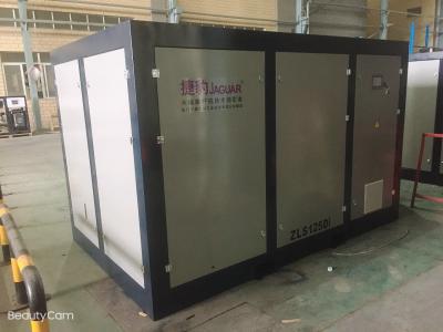 China Rubberverpakkingsindustrie schroefluchtscompressor 90 kW/125 pk met hydraulische aandrijving Te koop