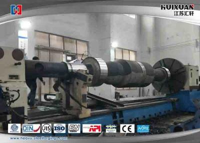 China Steam Turbine Rotor Steel Forging Process With Grooving , Forging Stainless for sale