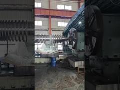Procédé en acier de pièce forgéee de rotor de turbine à vapeur avec la cannelure, forge inoxydable