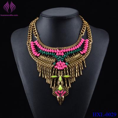 China Exaggerated Vintage Necklaces Gorgeous Chunky Choker necklace for sale