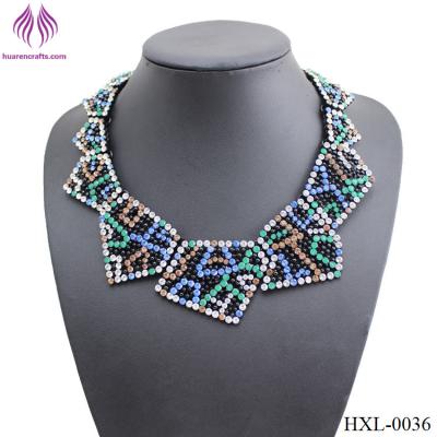 China Fashion Exaggerated rhinestone Collar Necklace for sale