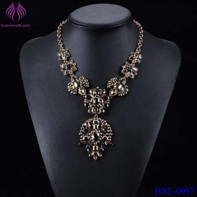 China Women Pendant Chain Infinity Choker Chunky Statement Bib Necklace Jewelry Charm for sale