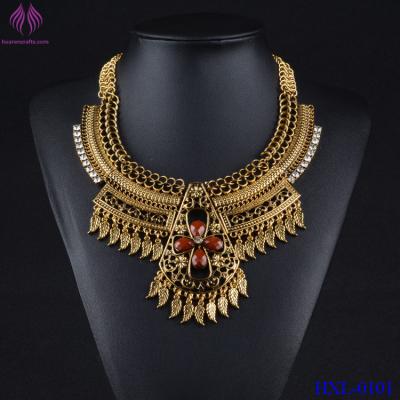 China Hot necklace fashion party chunky luxury choker statement necklace women for sale