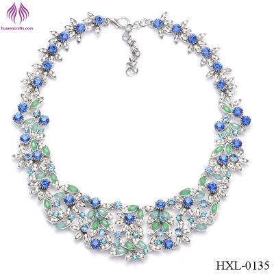 China China wholesale bib sapphire necklace for sale