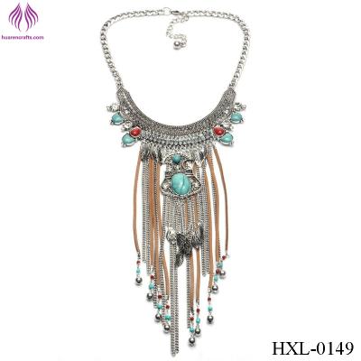 China China wholesale punk statement tassel necklace for sale