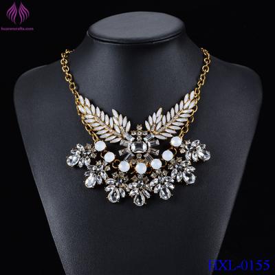 China China wholesale crystal choker crown necklaces for sale