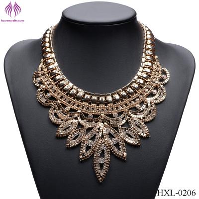 China China wholesale costume jewelry elegant gold choker necklace for sale